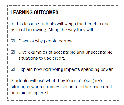 Personal Finance-2014 Unit 2 Credit – Mrs. Horwitz's Web Site